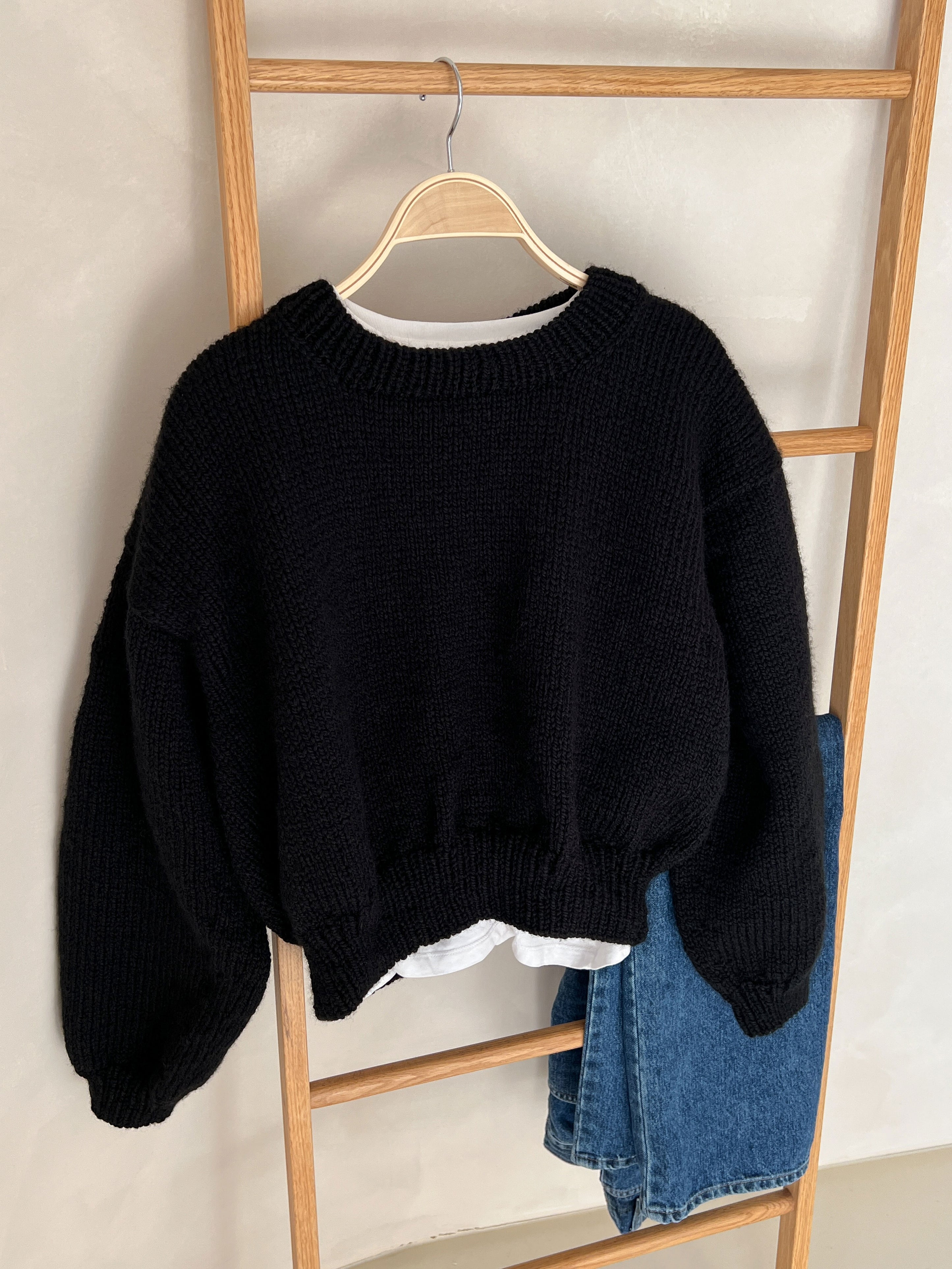 [PDF 도안] 울리울리 드롭숄더 탑다운 스웨터(동영상) – pattern by banul